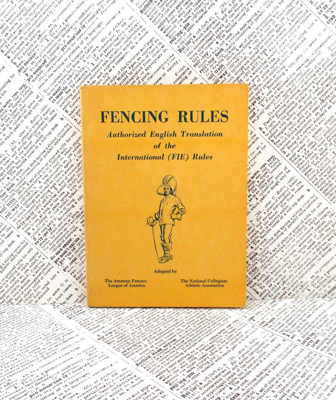 Vintage Book Fencing Rules International FIE Rules 1974 - Etsy