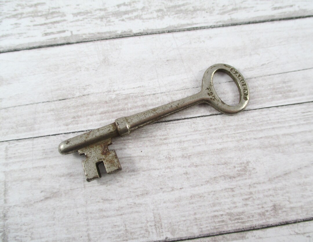 Vintage Sargent Skeleton Key Numbered 2 - Etsy