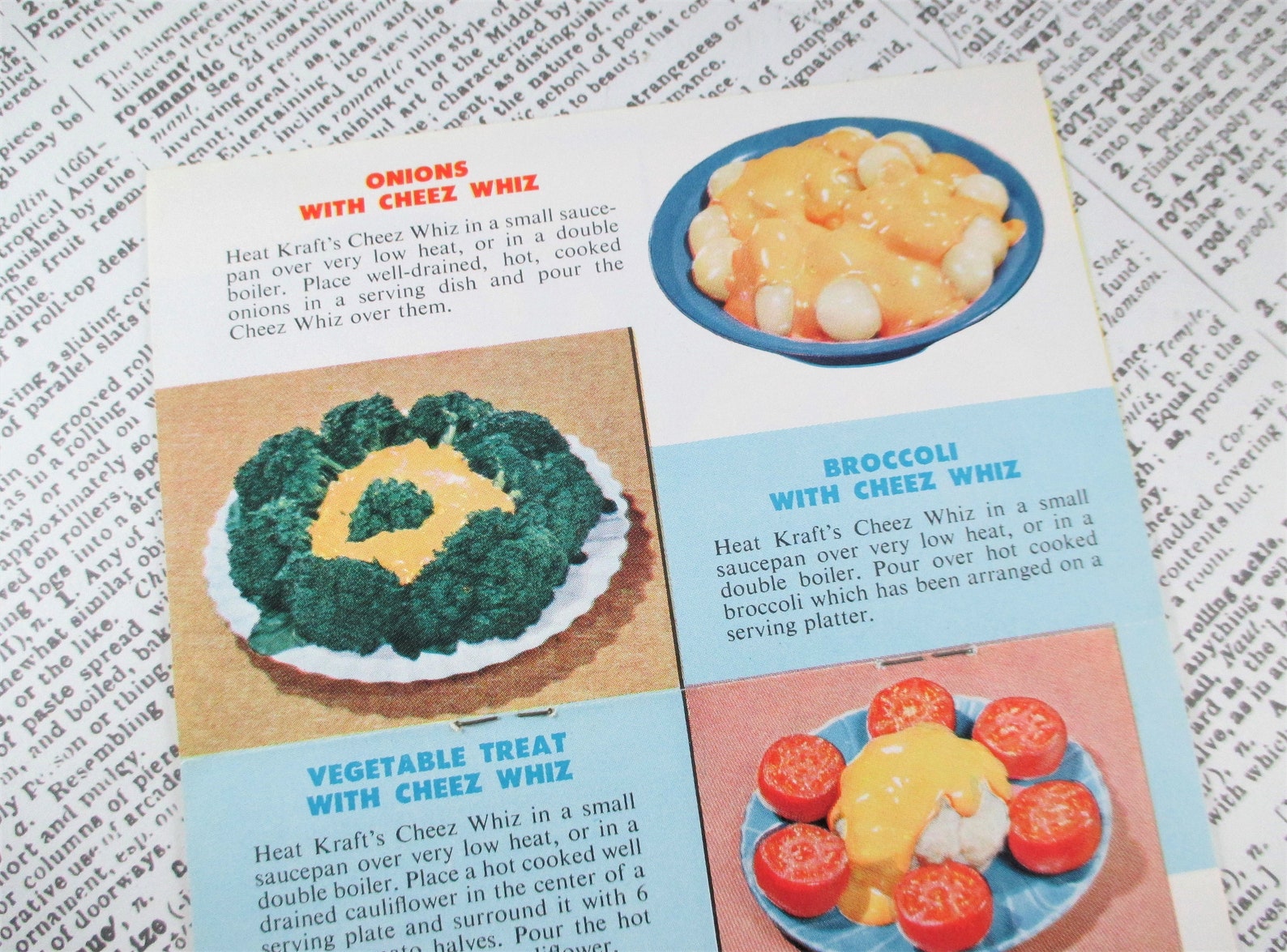 Vintage Leaflet Quick Cheese Tricks Using Kraft's Cheez | Etsy