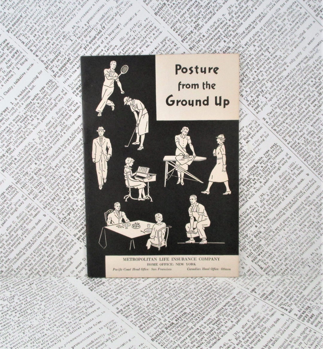 Vintage Booklet Posture From the Ground up Metropolitan Life Insurance ...