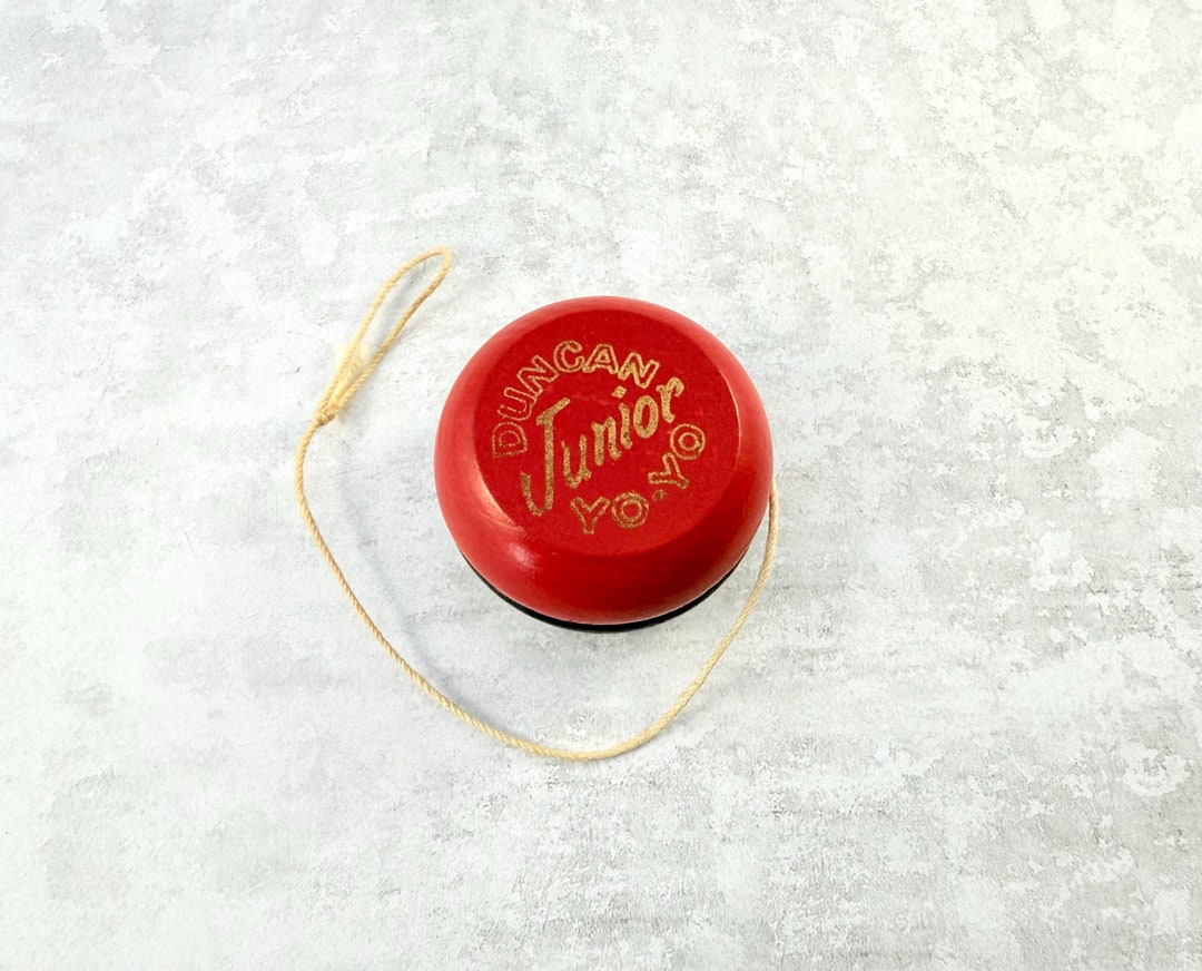 Vintage Red and Black Duncan Junior Yo Yo - Etsy