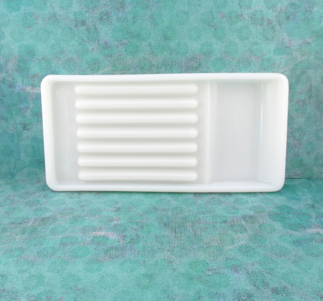 Vintage Milk Glass Dental Tray - Etsy