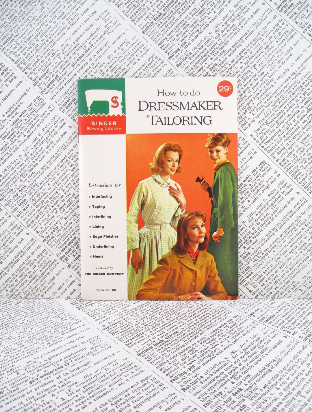 Vintage Singer Sewing Library Booklet How to Do Dressmaker Tailoring ...