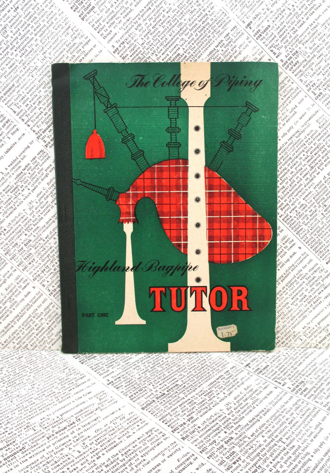Vintage Highland Bagpipe Tutor Part One the College of Piping 1965 - Etsy