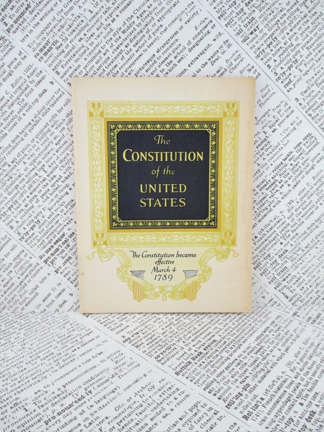Vintage Booklet - the Constitution of the United States - Etsy