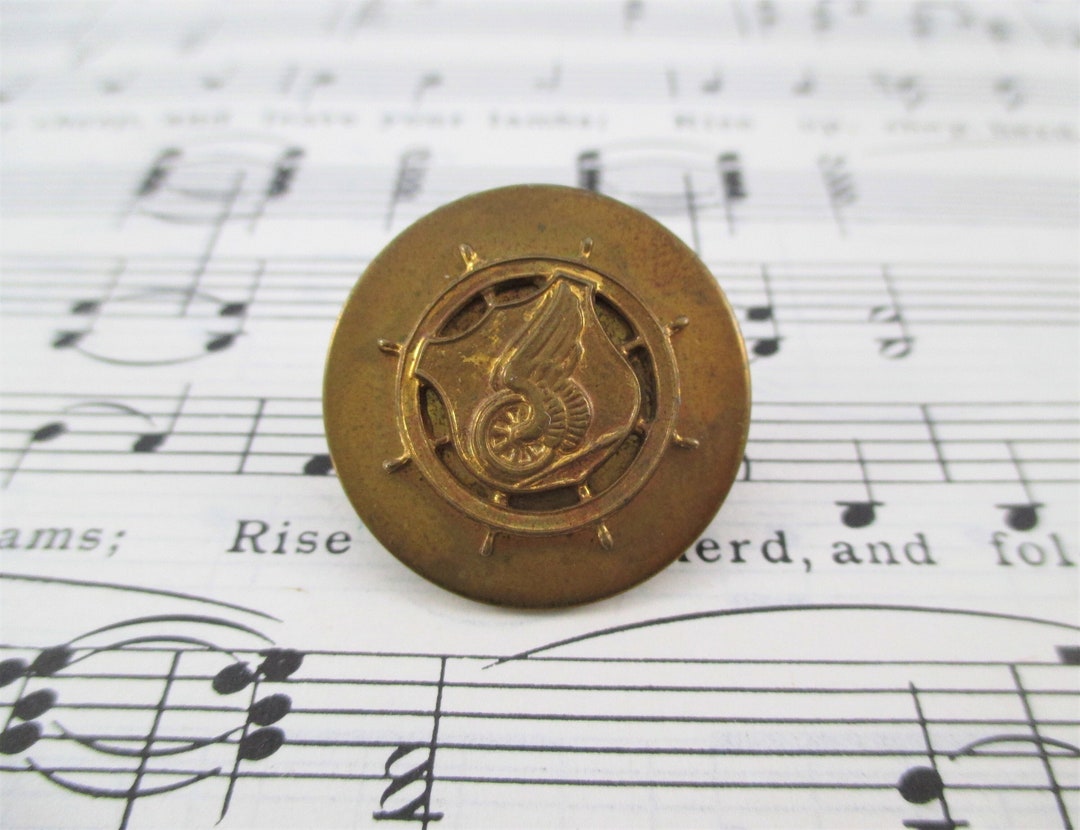 Vintage WWII US Army Transportation Corps Collar Pin Back / Button ...