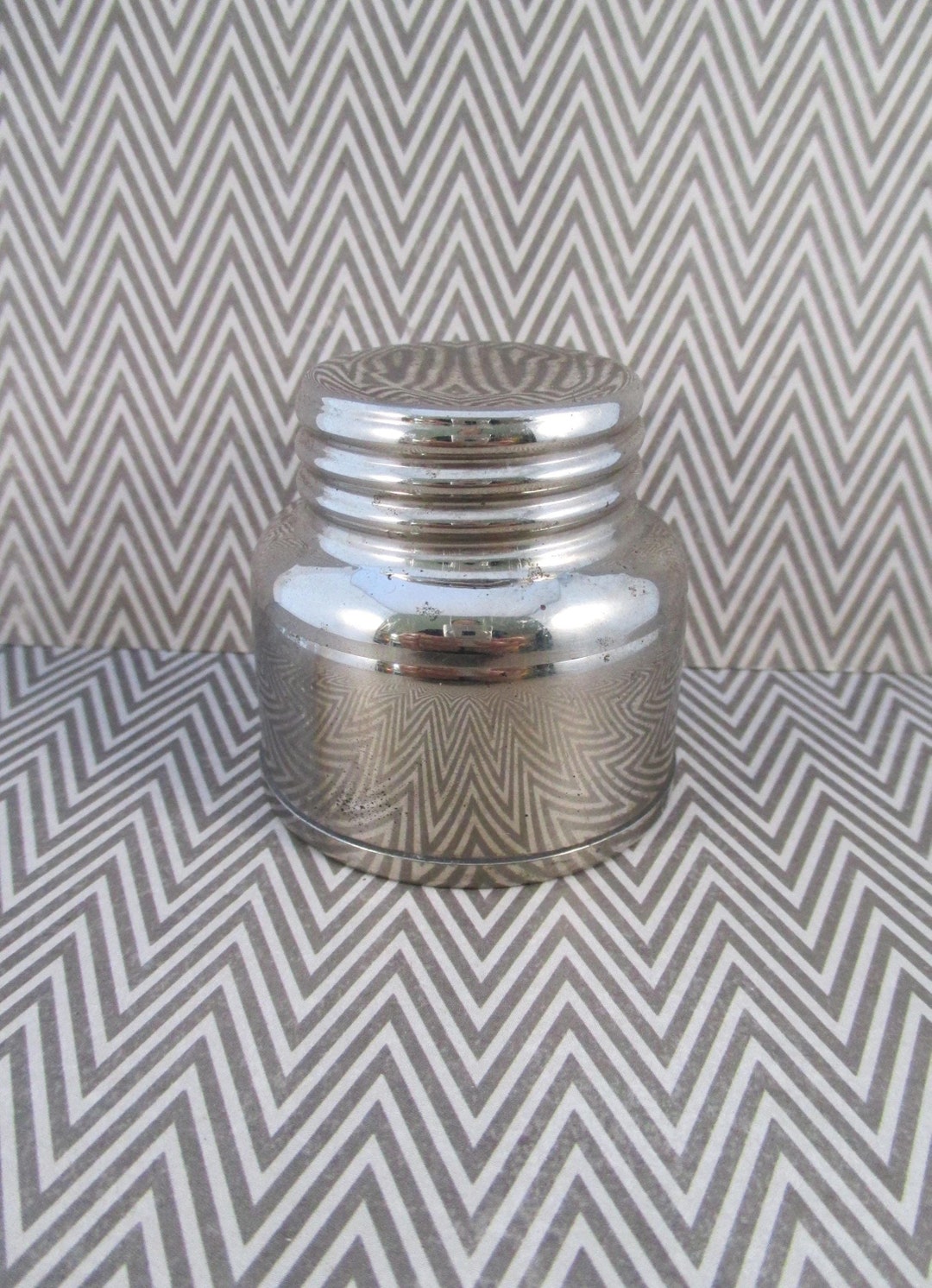 Vintage John Simmons Co. New York Metal Travel Ink Well - Etsy