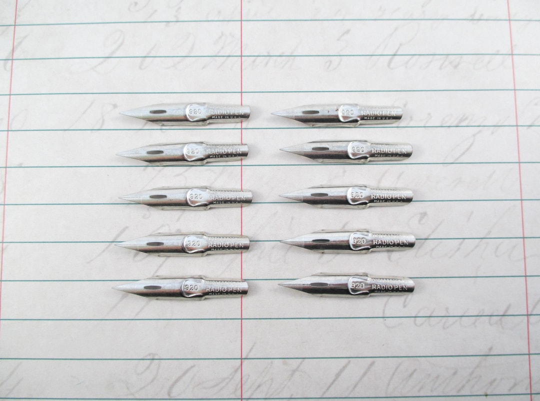Ten Vintage Esterbrook Radio Pen Dip Pen Nibs No. 920 - Etsy