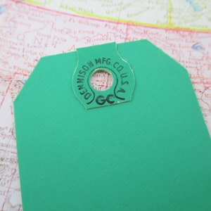 25 Vintage Dennison Green Hang Tag Labels - Etsy