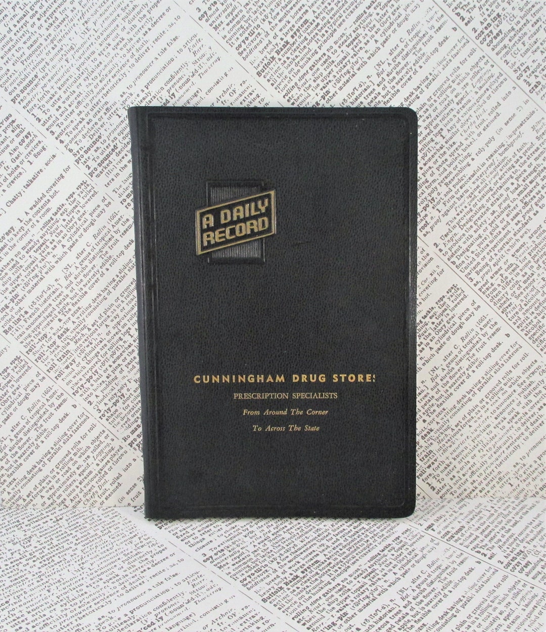 Vintage Date Book A Daily Record Cunningham Drug Store 1974 - Etsy
