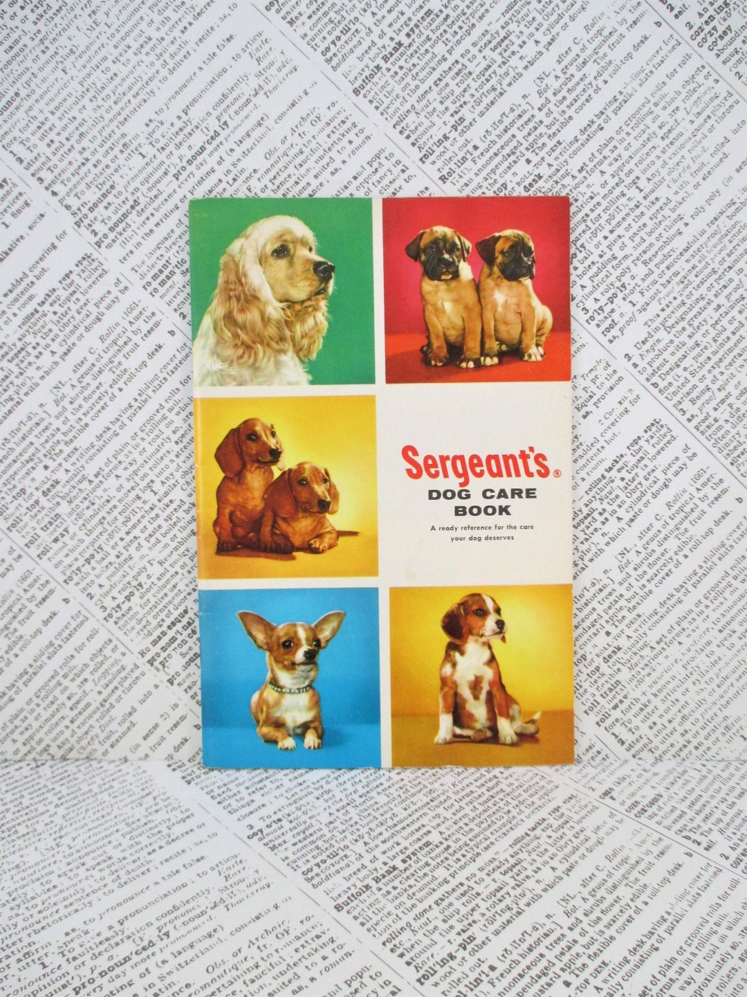 Vintage Booklet Sergeants Dog Care Book A Ready Reference for the Care ...