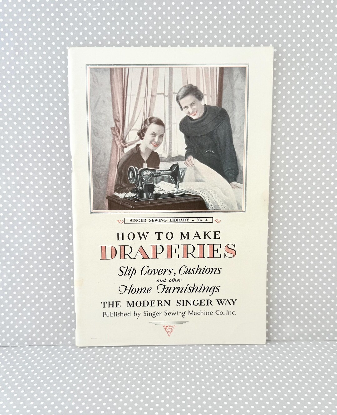Vintage Singer Sewing Library Booklet - How to Make Draperies - 1934 - Etsy