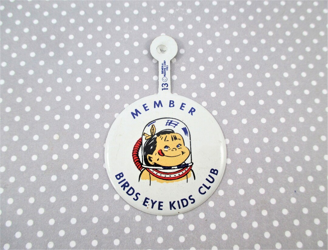Vintage Member Birds Eye Club Lapel Pin 1953 - Etsy