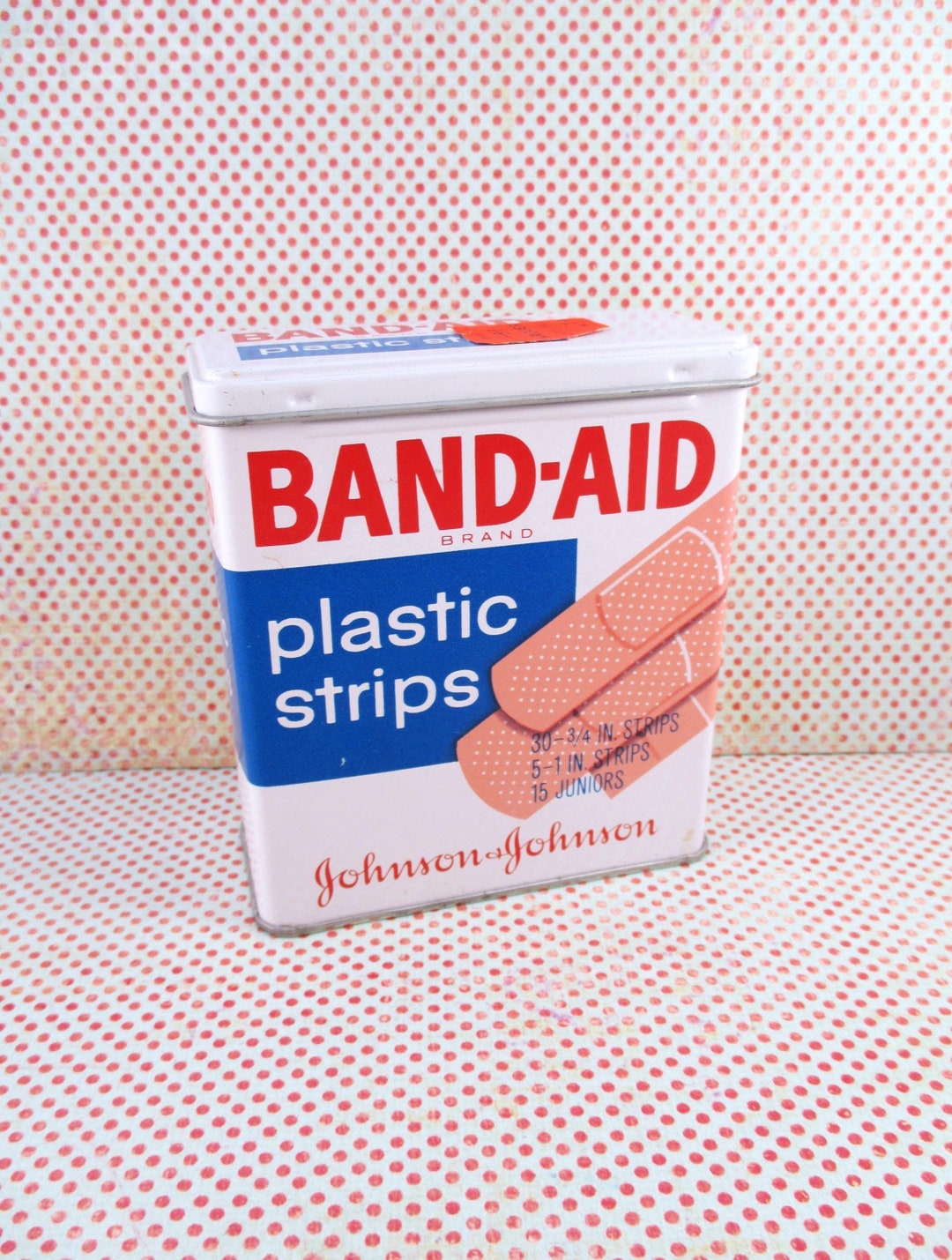 Vintage Band-aid Plastic Strips Tin - Etsy
