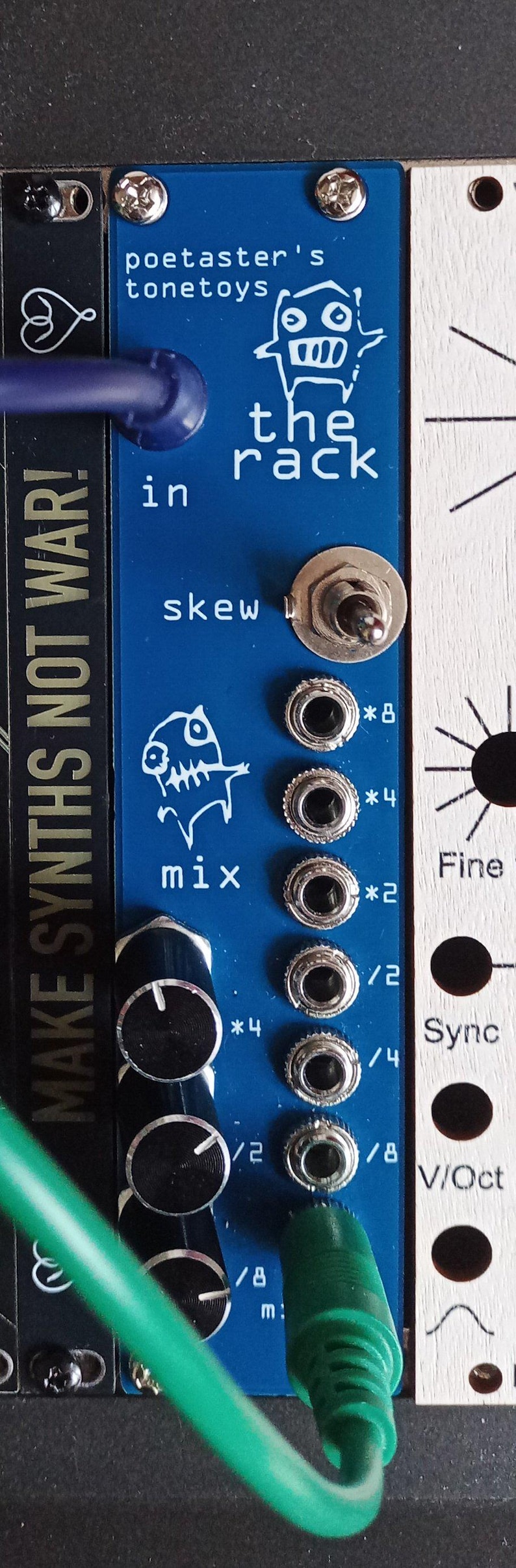 The Rack - Analog Clock Multiplier, Divider or Audio Rate FUZZ Octaver ...