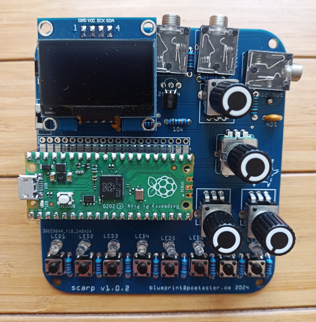 Scarp - DIY Kit - a Raspberry Pi Pico Beatbox - Etsy