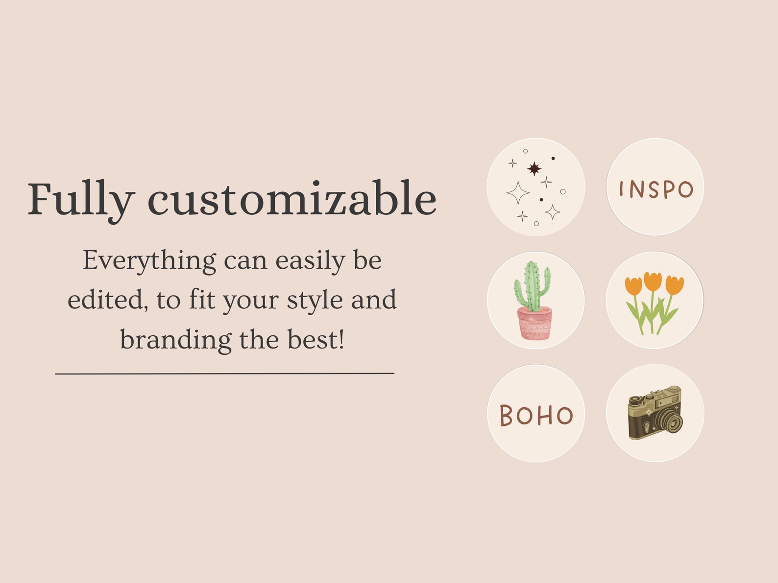 Boho Instagram Highlight Covers, Instagram Story Icons Neutral, Line ...