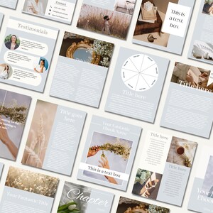 Blue Ebook Template Canva Magazine Template, Course Creator, Lead ...