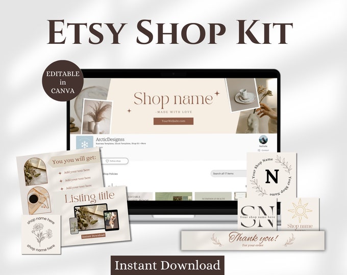 Etsy Shop Banner Autumn Etsy Shop Kit, Etsy Store Bundle, Banner ...