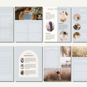 Blue Ebook Template Canva Magazine Template, Course Creator, Lead ...
