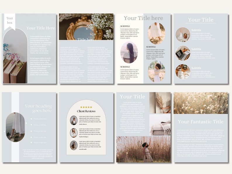 Blue Ebook Template Canva Magazine Template, Course Creator, Lead ...