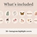 Boho Instagram Highlight Covers, Instagram Story Icons Neutral, Line ...