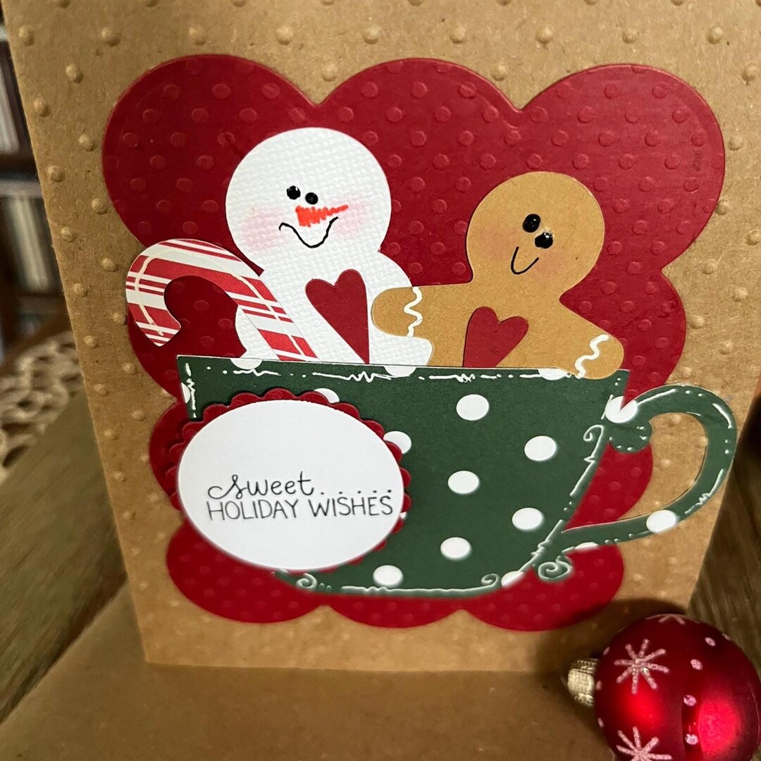 DIY Christmas Card Kit: Holiday Treats, Handmade Cards - Etsy