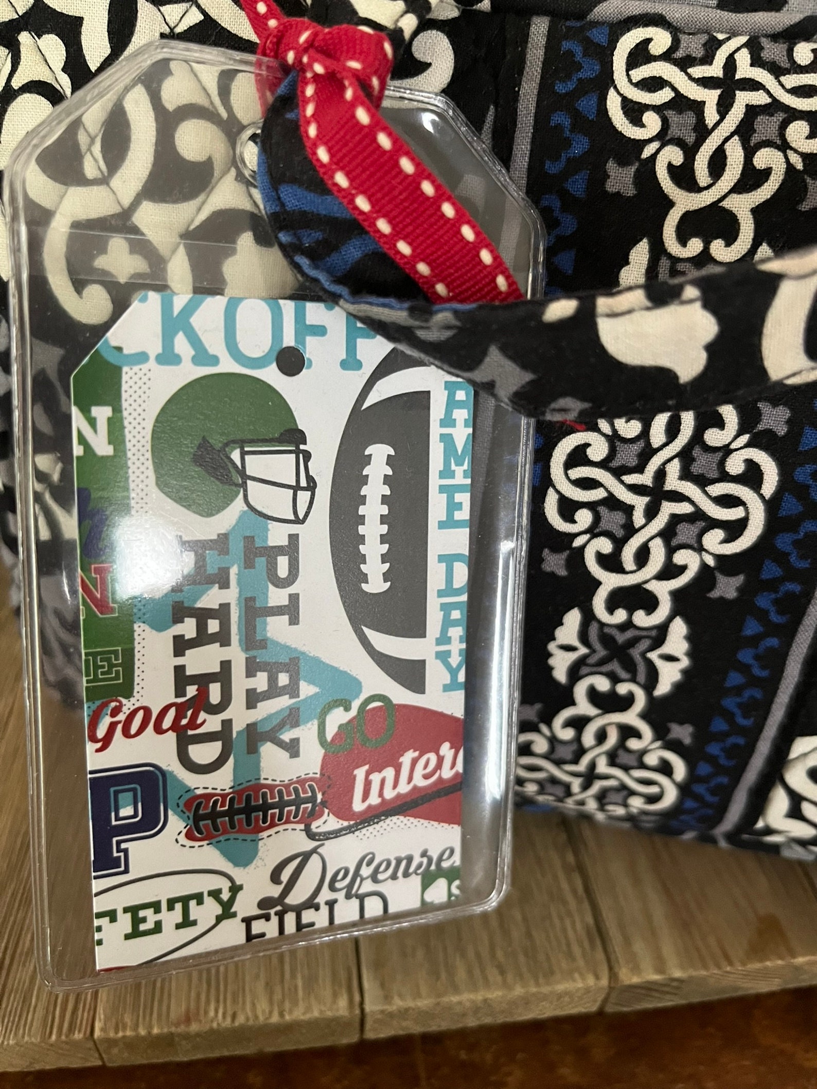 Clear Vinyl Tag Holder for Bags, Backpacks Clear Customized Tag, Key ...