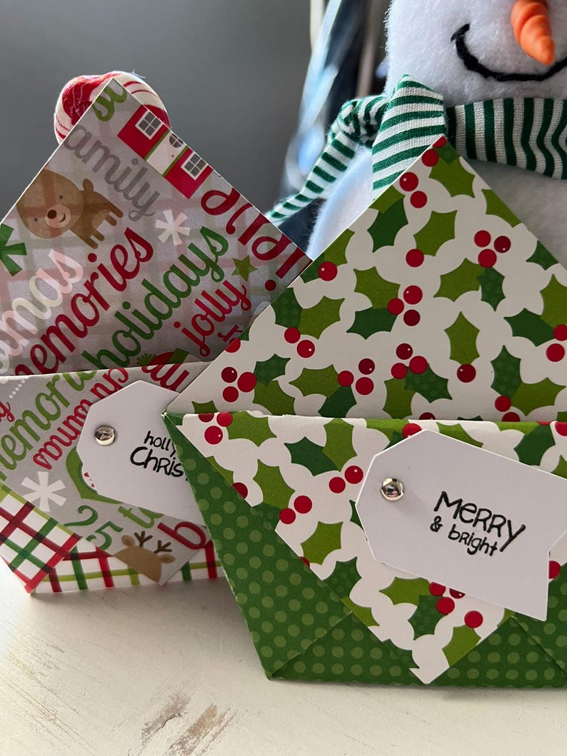 Origami Gift Card Holder: Holiday Treat Envelope, Pack of 2 - Etsy