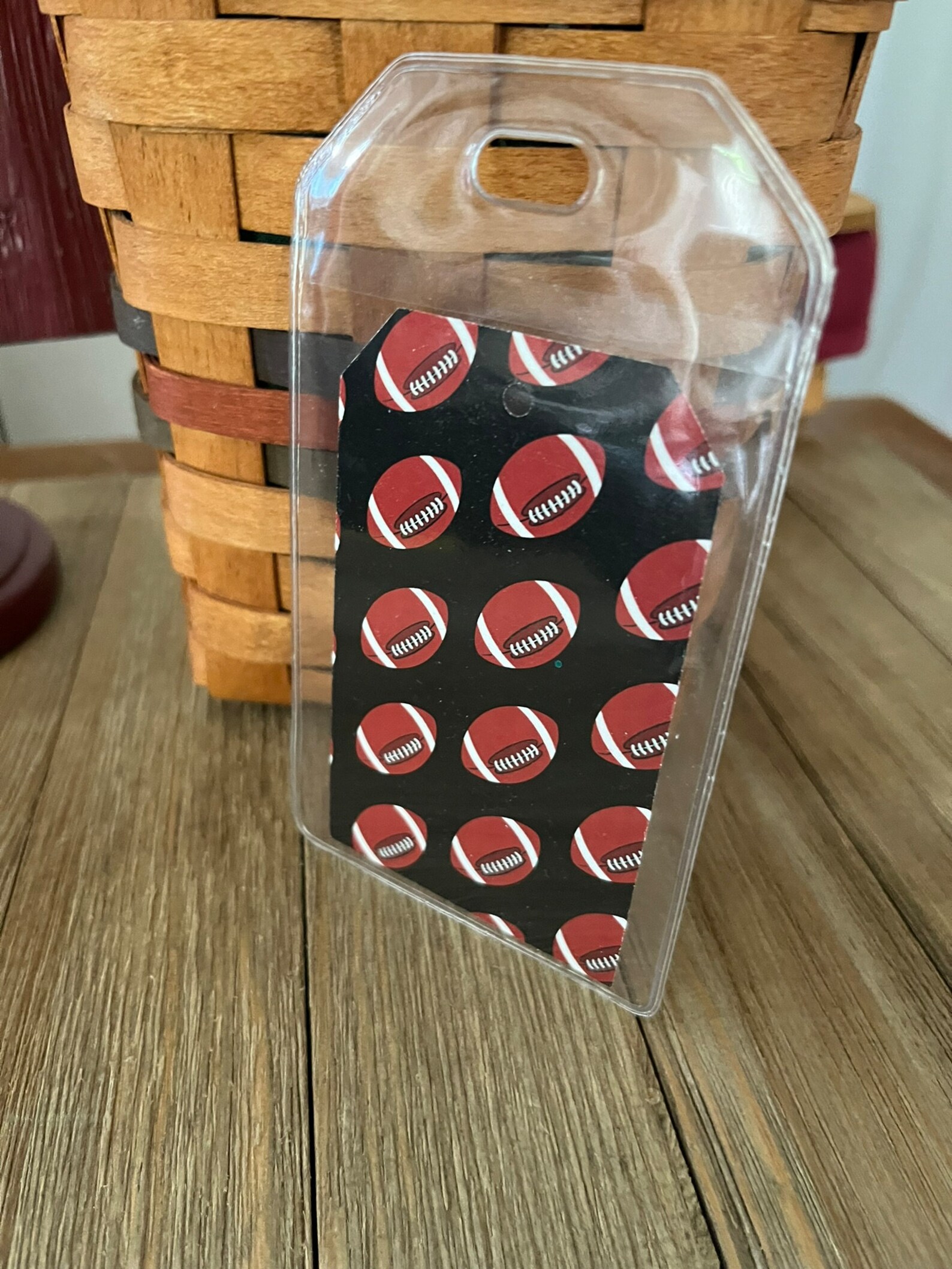 Clear Vinyl Tag Holder for Bags, Backpacks Clear Customized Tag, Key ...