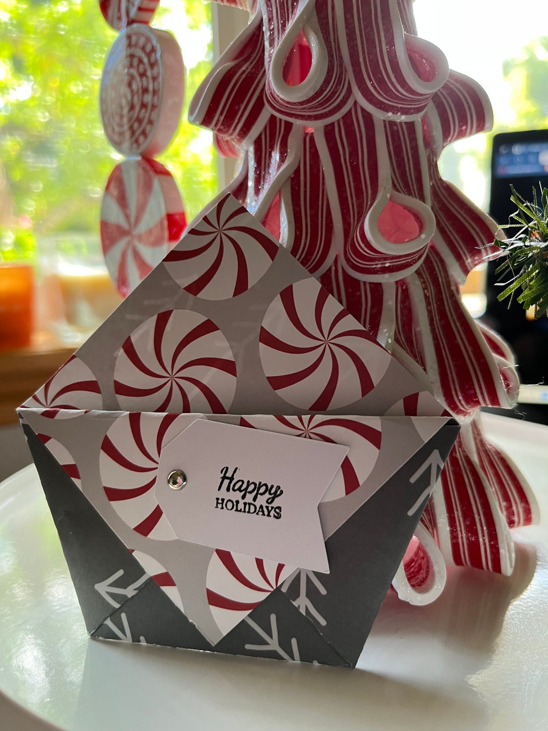 Christmas Origami Gift Card Holder Pocket, Holiday Gift Card Holder ...