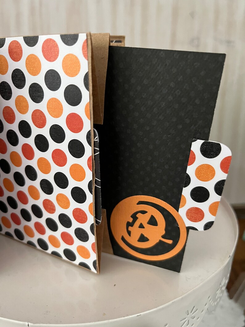 Halloween Bag Mini Album 5.5 X5 Inches , Ready to Fill, Halloween Mini ...