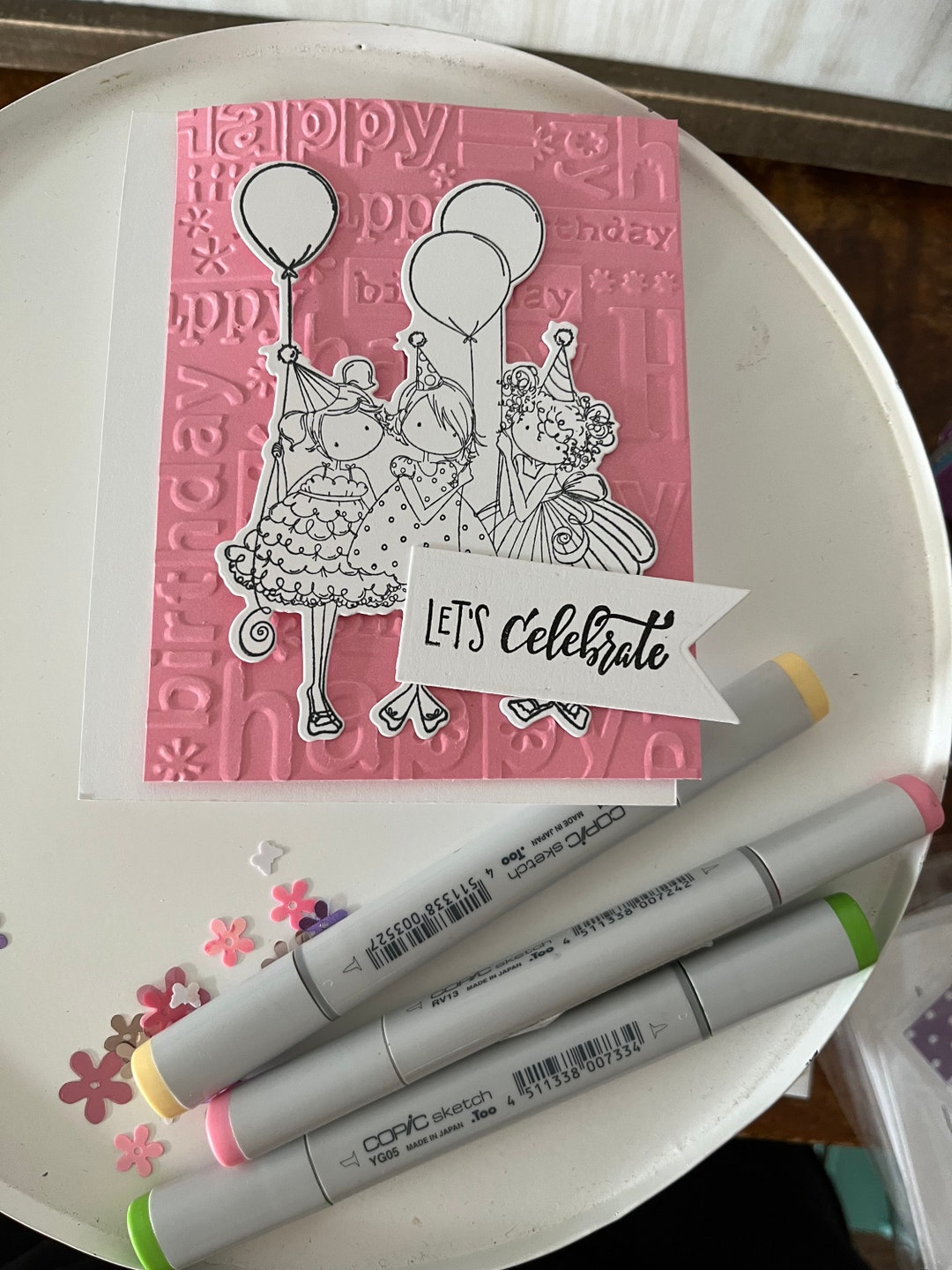 Birthday DIY Card Kit, DIY Handmade, Birthday Girls, 3 Card Kit ...