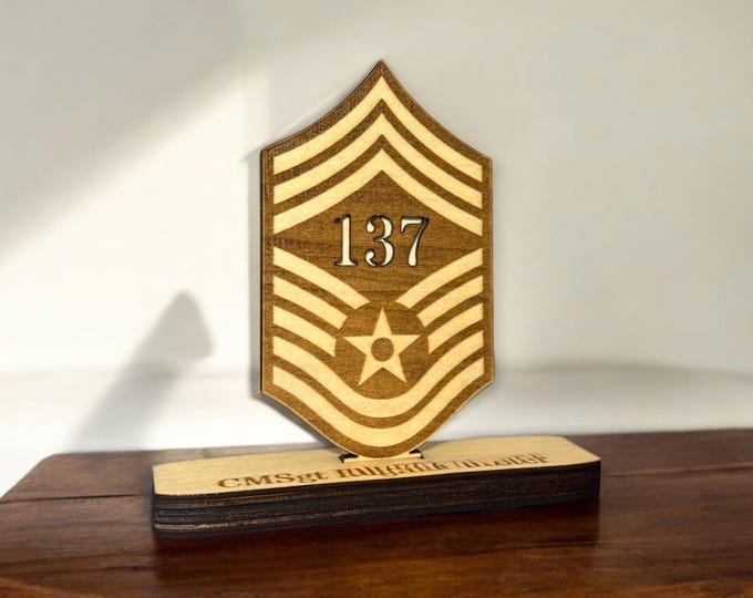 Military Rank Display - Name Display - Military Wood Rank Display ...