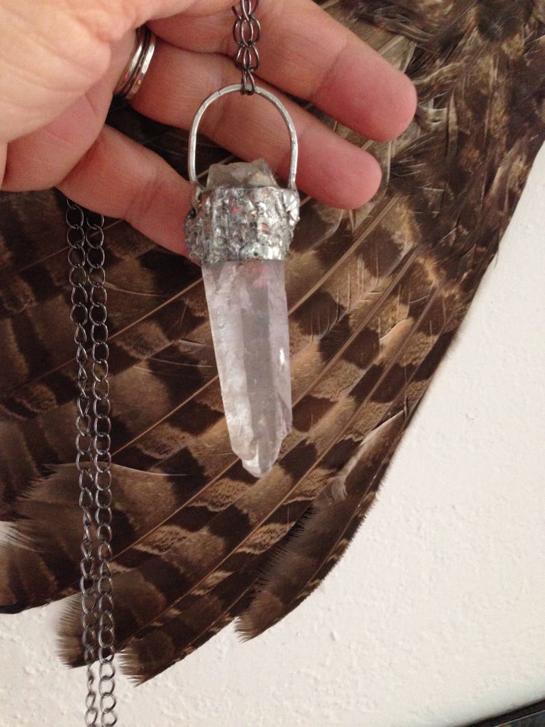 Artifact of Strength Crystal Amulet Bohemian Necklace - Etsy