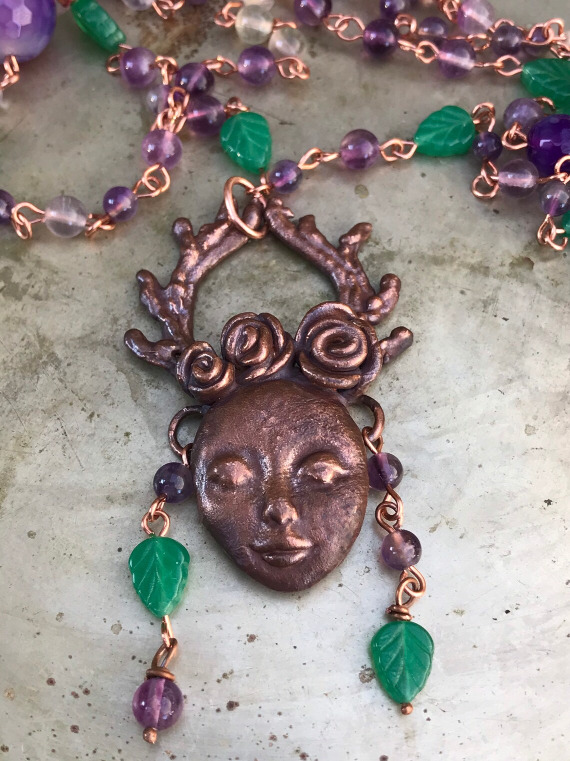 Our Lady of Roses Amulet - Etsy