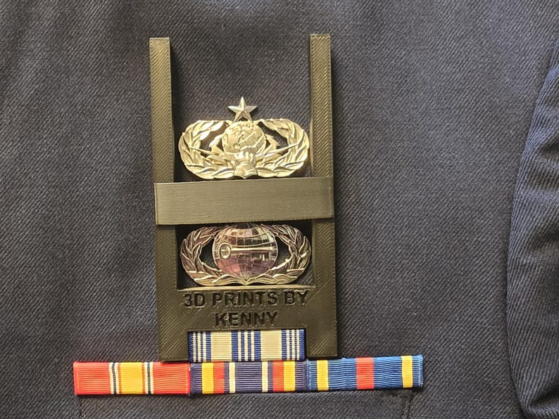 Air Force Occupational Badge Alignment Tool W/ 2 Occupational Badge (3 ...