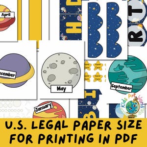 Outer Space Theme Birthday Display Bulletin Board | Classroom ...