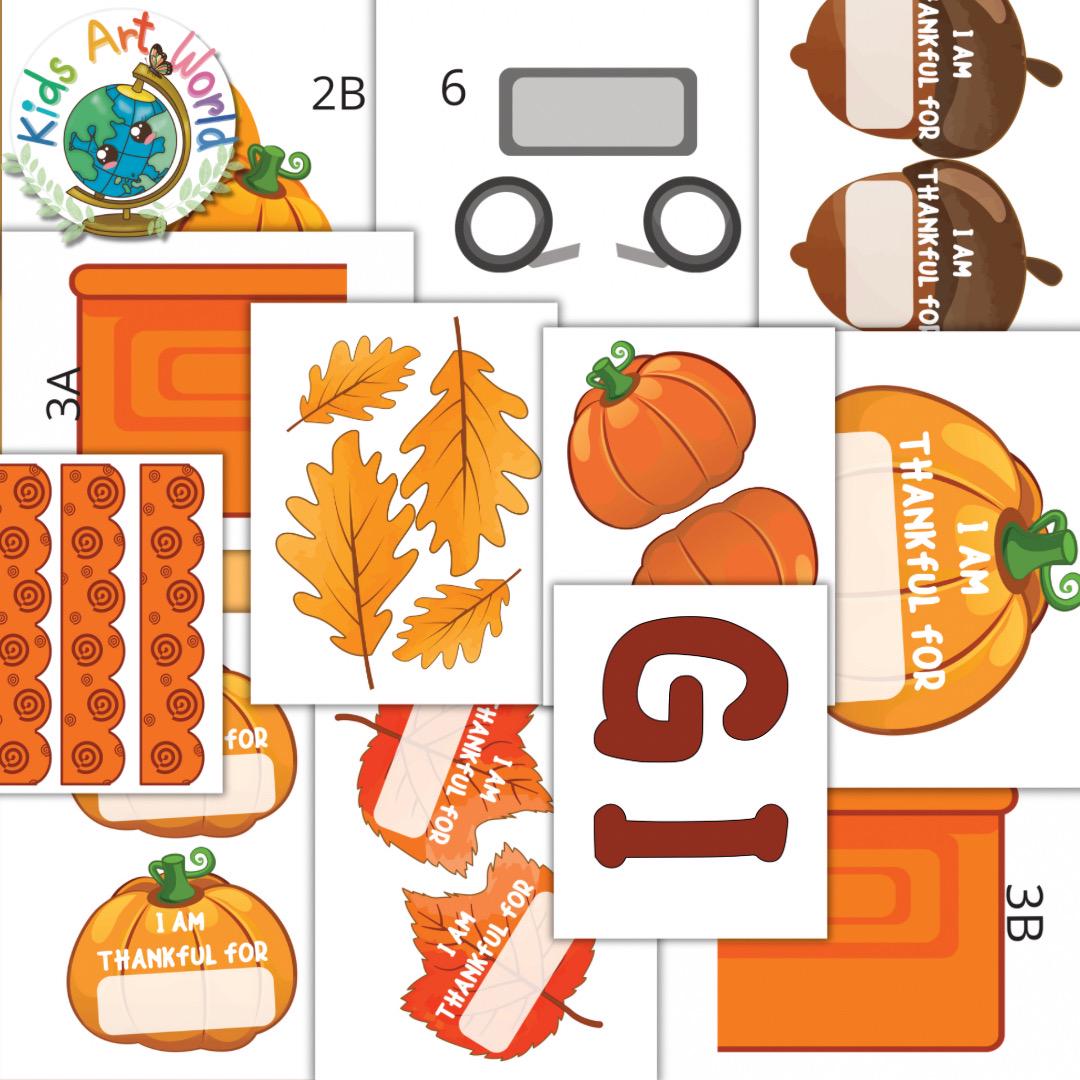 Thanksgiving Bulletin Board | Writing Interactive Board | Fall Autumn ...
