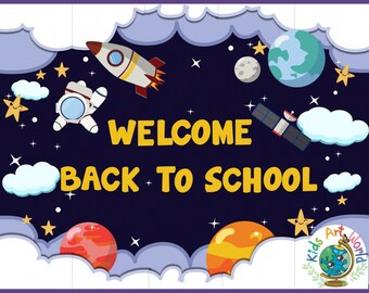 Outer Space Theme Birthday Display Bulletin Board Classroom Decoration ...