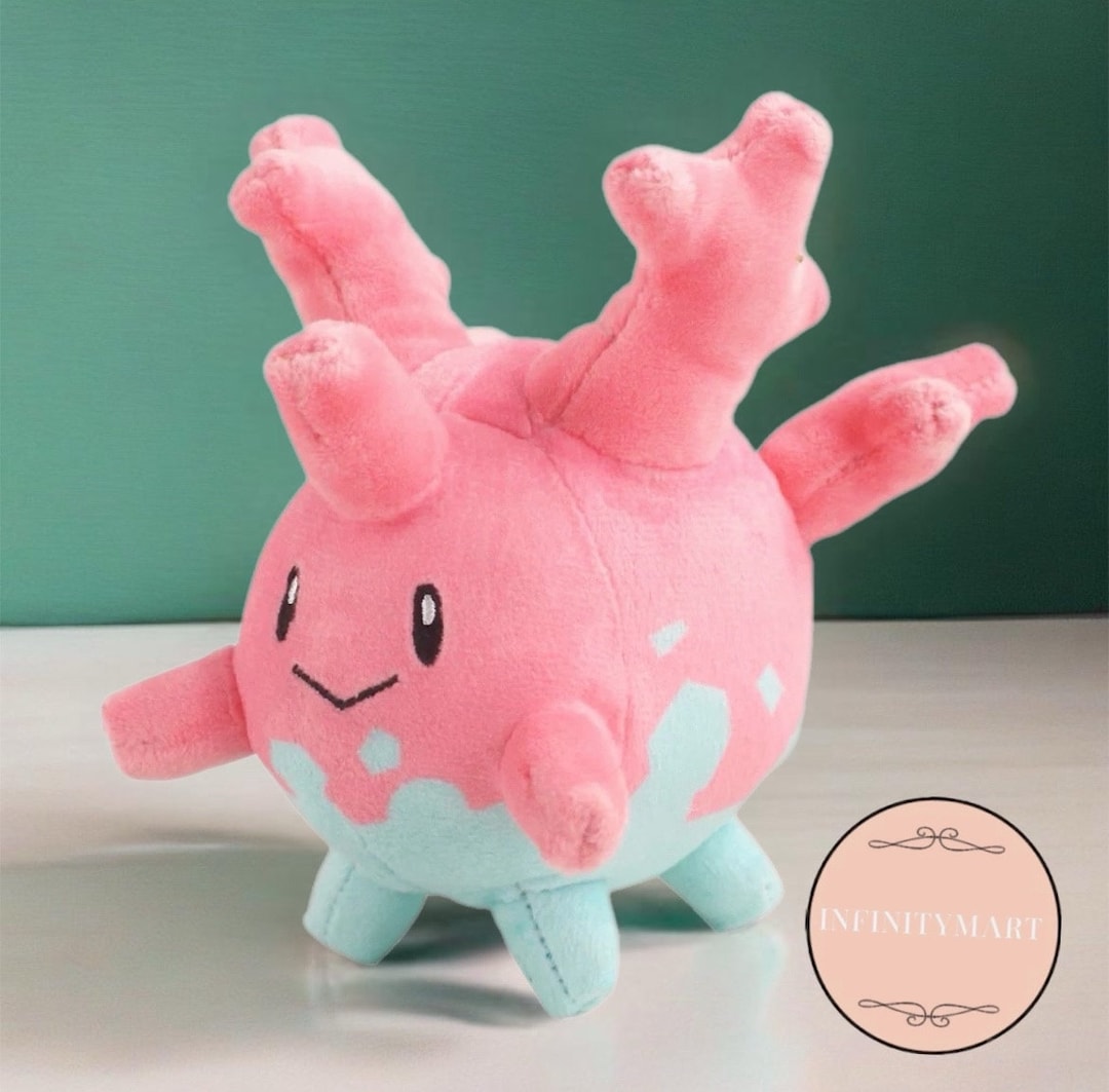 Pokemon Corsola Coral Plushie Anime Cartoon High Quality Water Pokemon ...