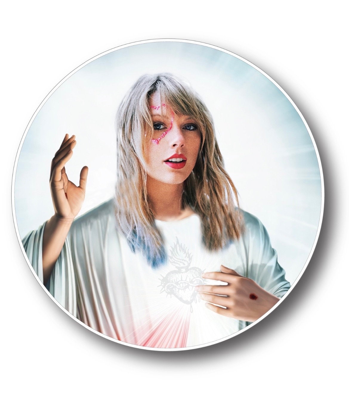 Taylor Swift Jesus Sticker - Etsy