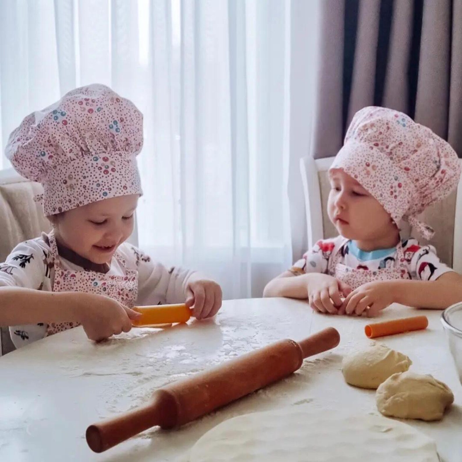 Kids Chef Set PDF Pattern • Apron & Hat Sewing Guide (instant Download ...