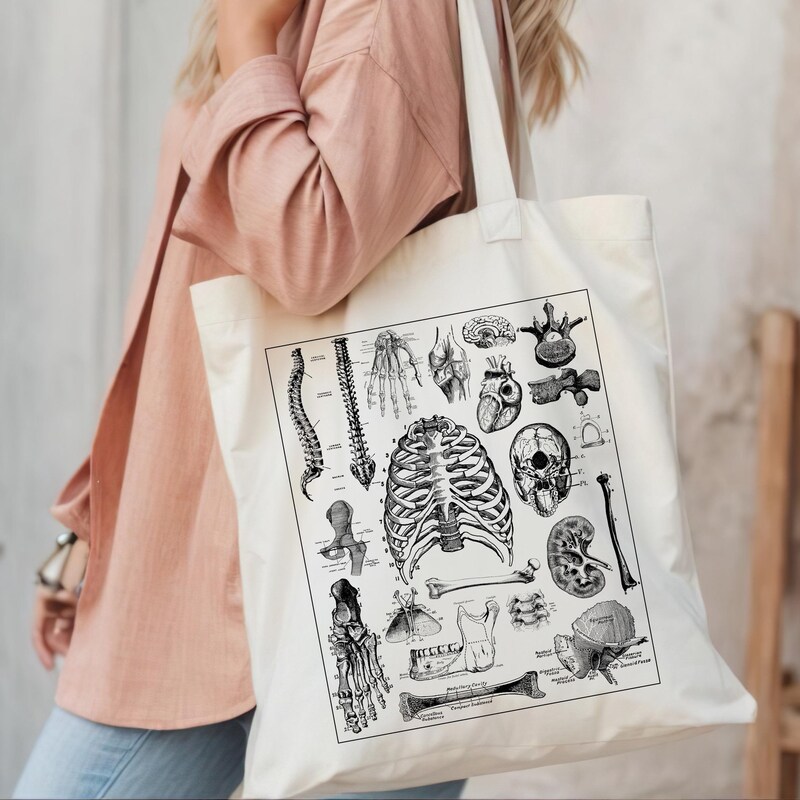 Anatomy Tote Bag - Etsy