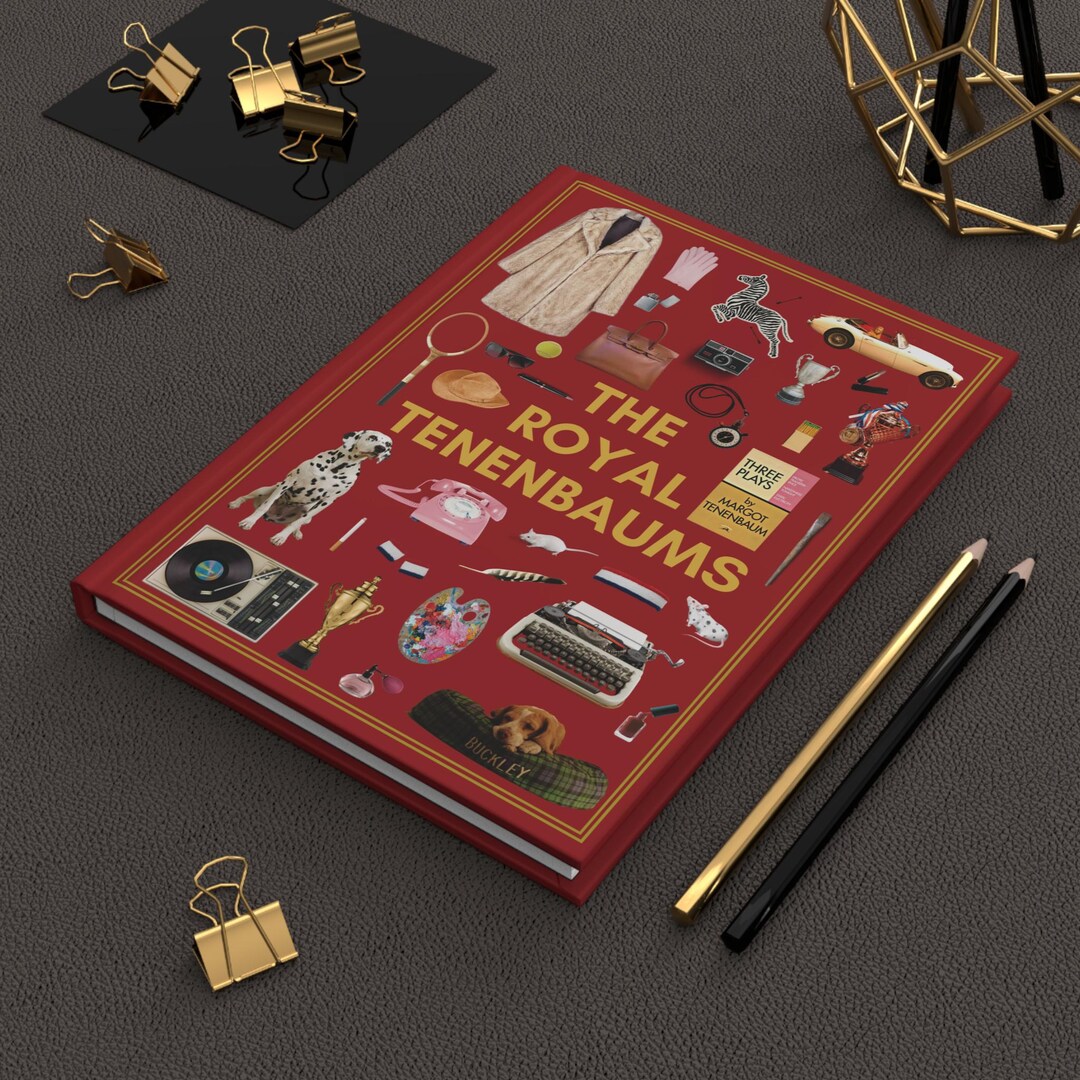 Wes Anderson the Royal Tenenbaums Inspired Notebook, Film Art, Film Illustration, Movie Fan Gift ...