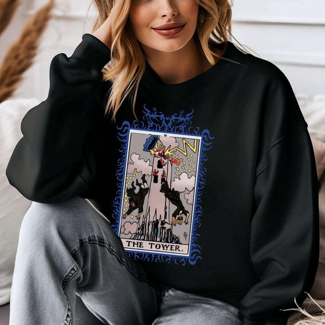 The Tower Sweather, Agatha All Along Sweater, Wandavision Inspired ...