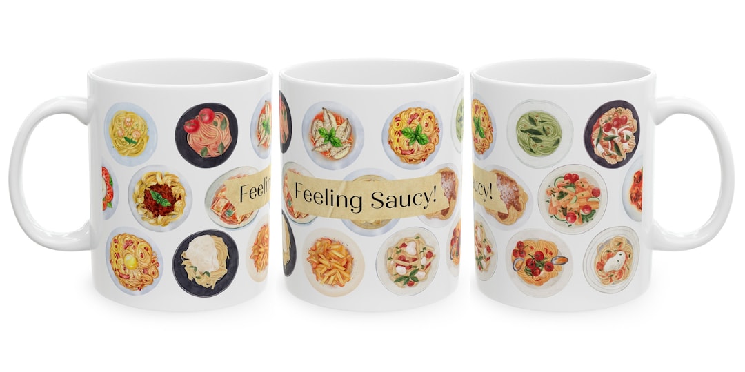 Pasta Lover Mug, Chef Gift, Chef Mug, Saucy Gift, Funny Mug, Chef Mug ...