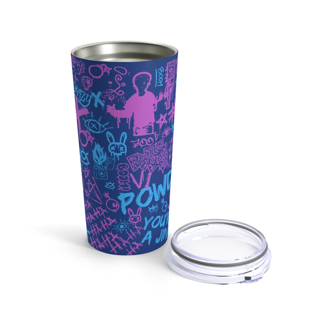 Jinx Vs Powder Mug, Jinx Arcane Inspired Tumbler,gaming Tumbler, Video ...