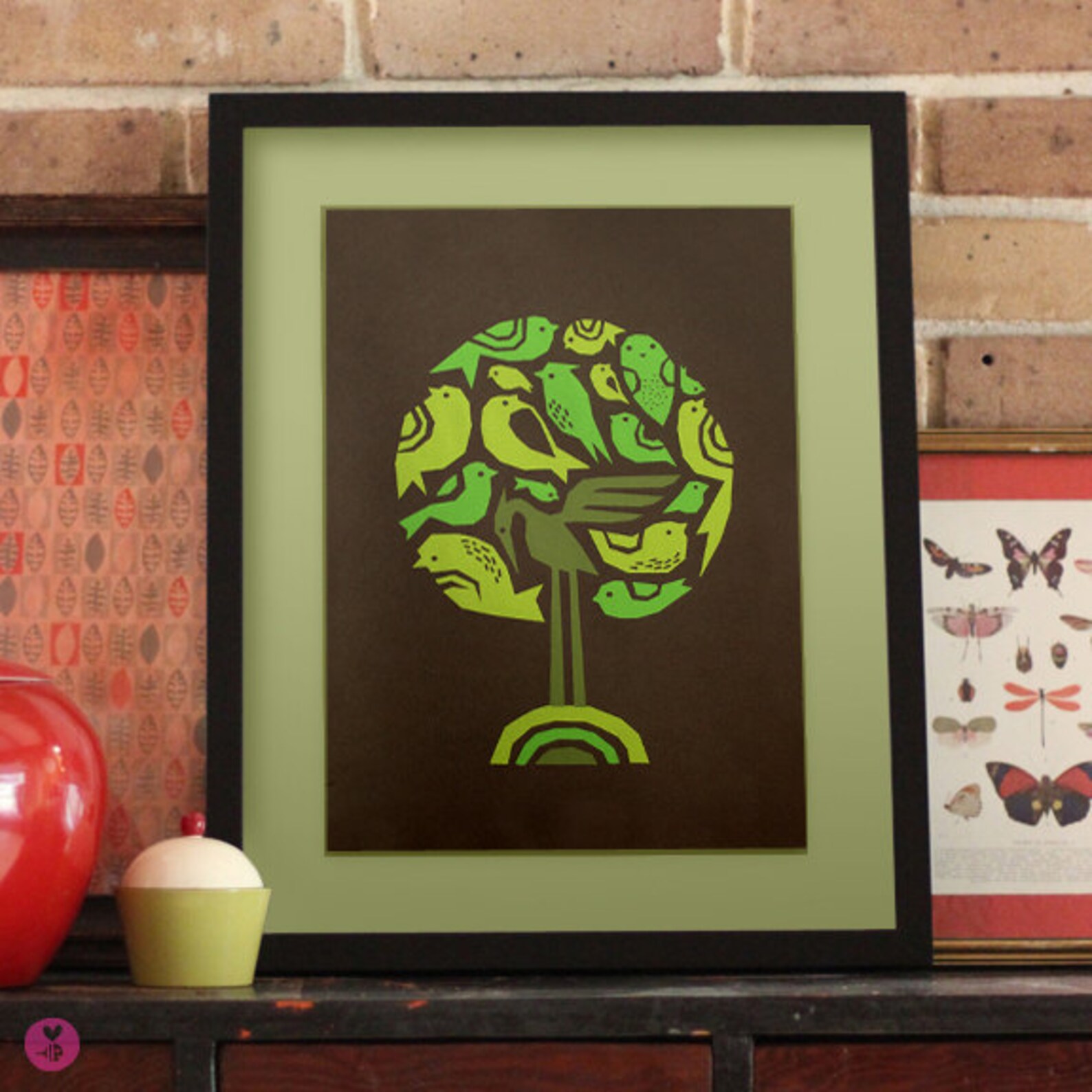Bird Tree Limited Edition Print Chocolate - Etsy