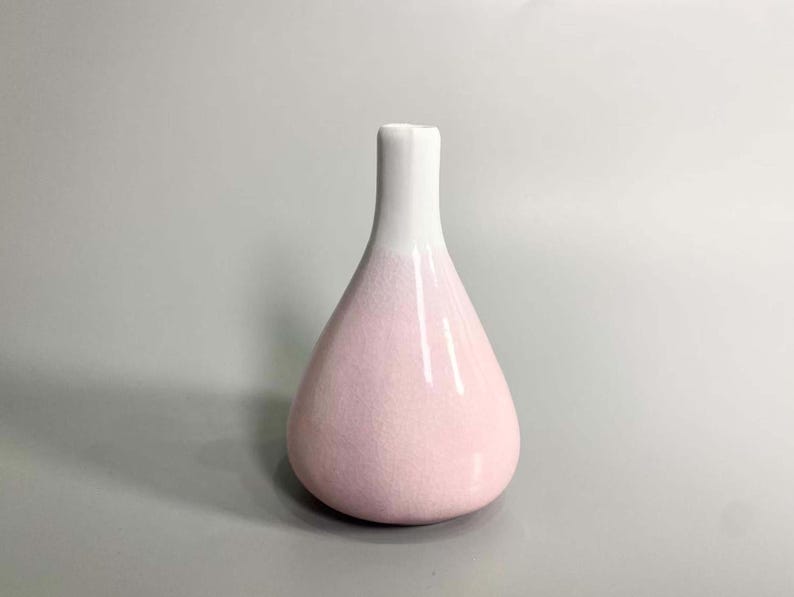 Cute Mini Ceramic Vase Table Decor Gift for Her, Handmade Mommy Pot ...